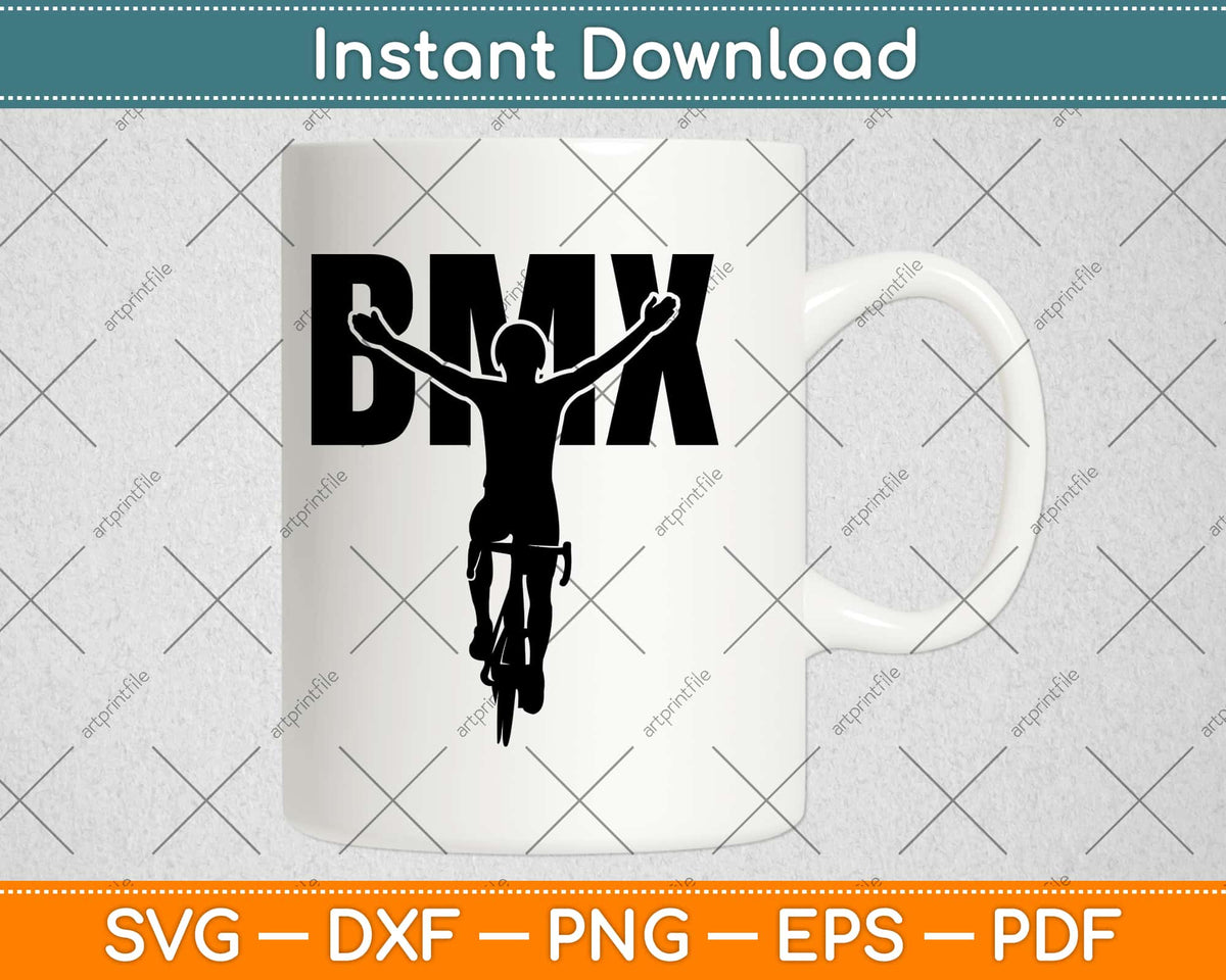 Love Bmx Funny Rider Gifts Bike Lover Svg Png Dxf Digital Cut File ...