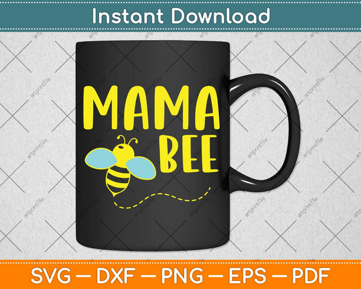 Mama Bee Family Matching Beekeeper Mom Mommy Svg Cutting File ...