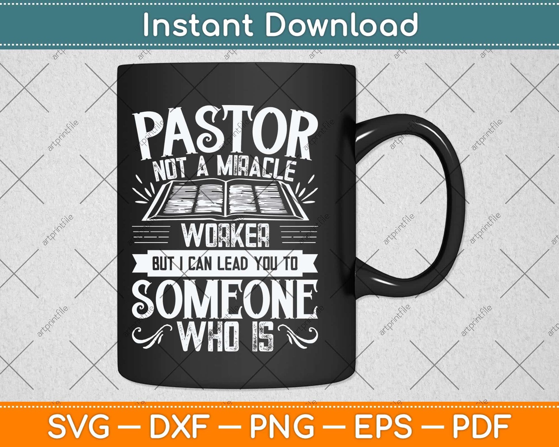 Not A Miracle Worker But I Can Lead You Pastor Preacher Svg File ...