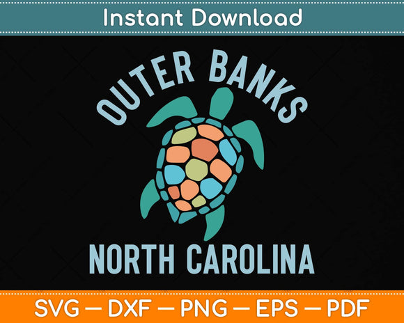 Outer Banks NC Beach Sea Turtle Svg Cutting File – artprintfile