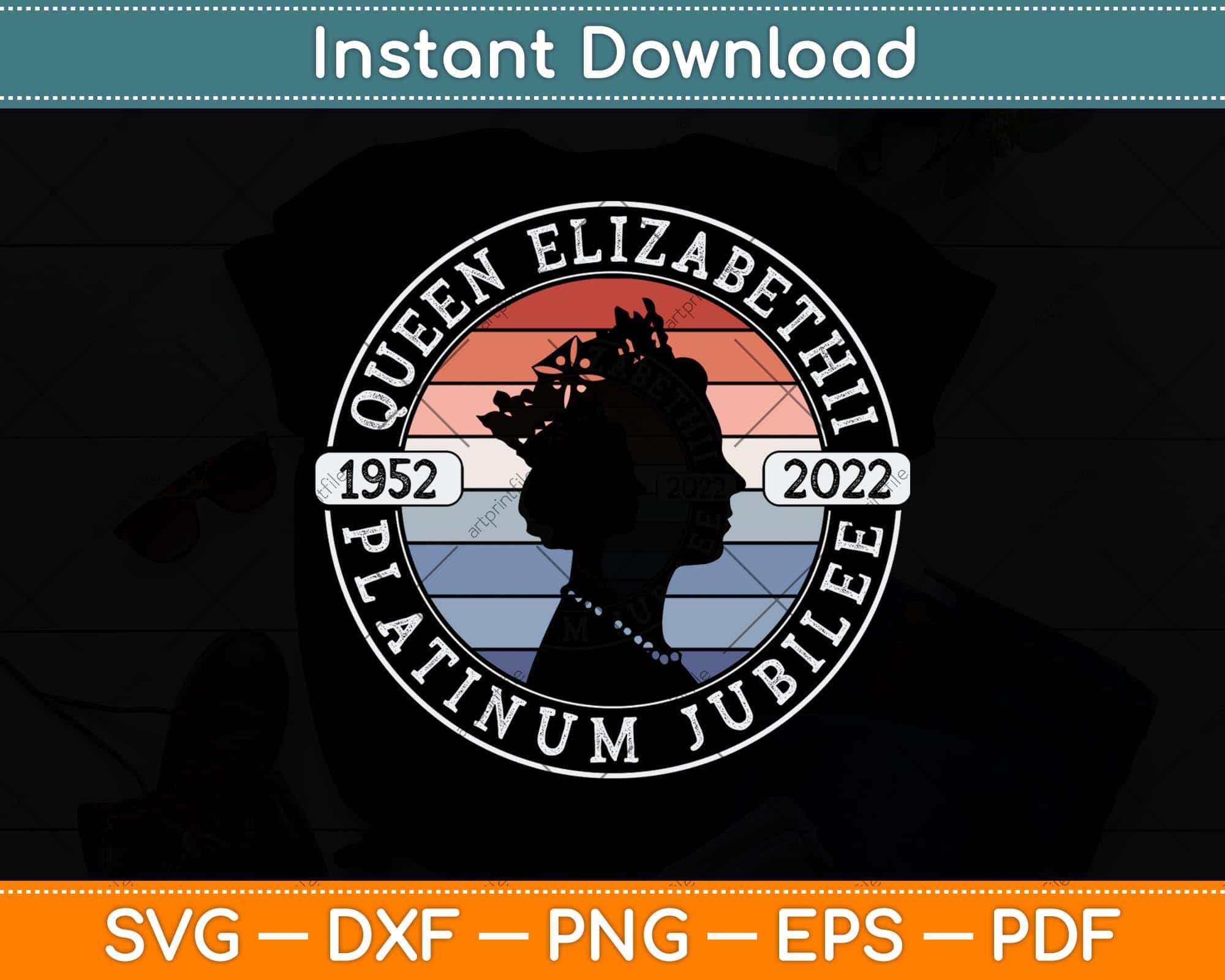 Platinum Jubilee British Monarch Queen 70 Years 2022 Jubilee Svg File ...