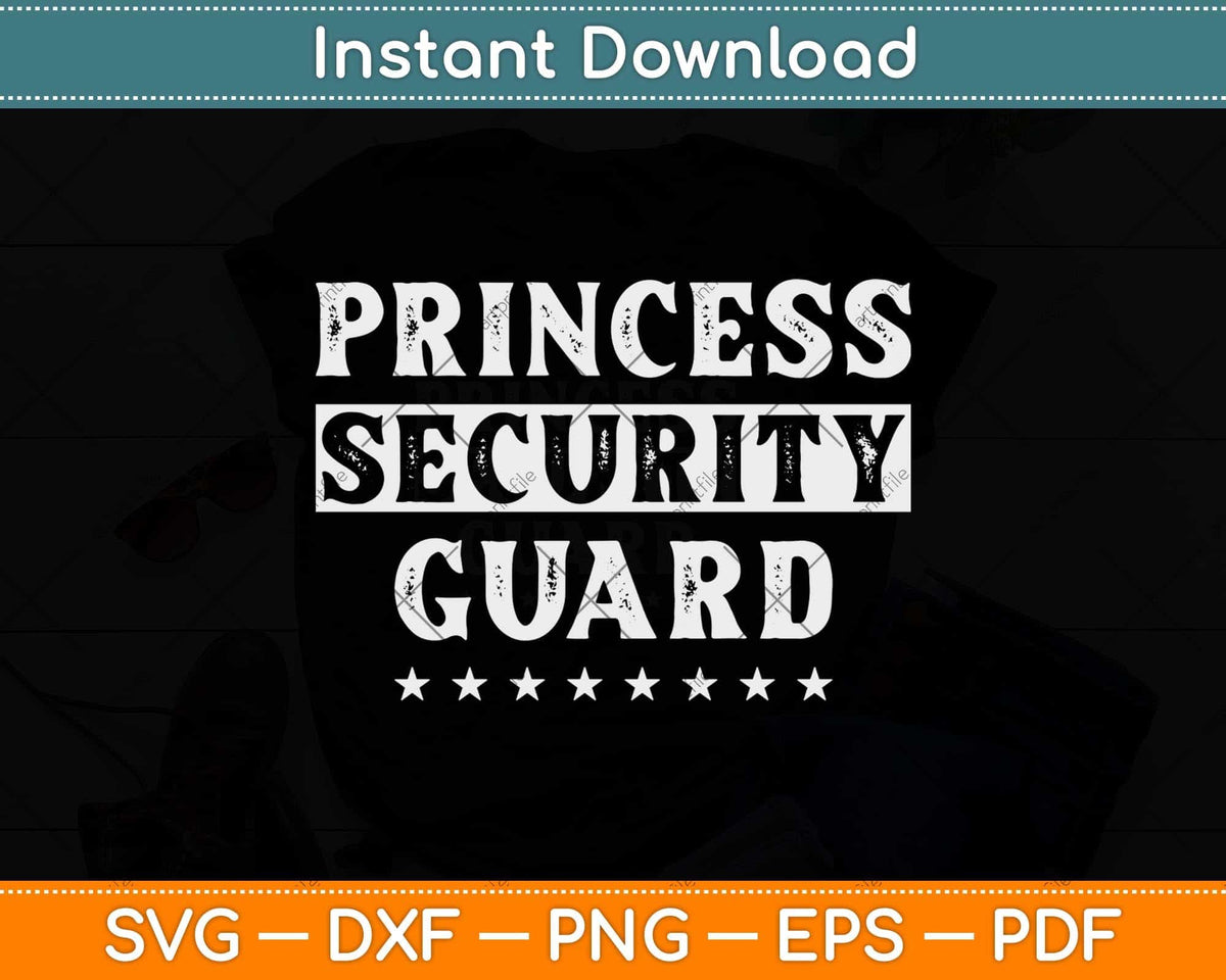 Princess Security Guard Svg Design Cutting File – artprintfile