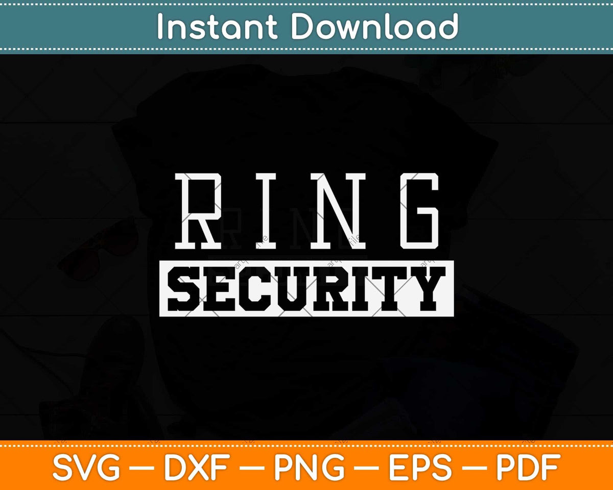 Ring Security Wedding Ring Svg Design Cutting File – artprintfile
