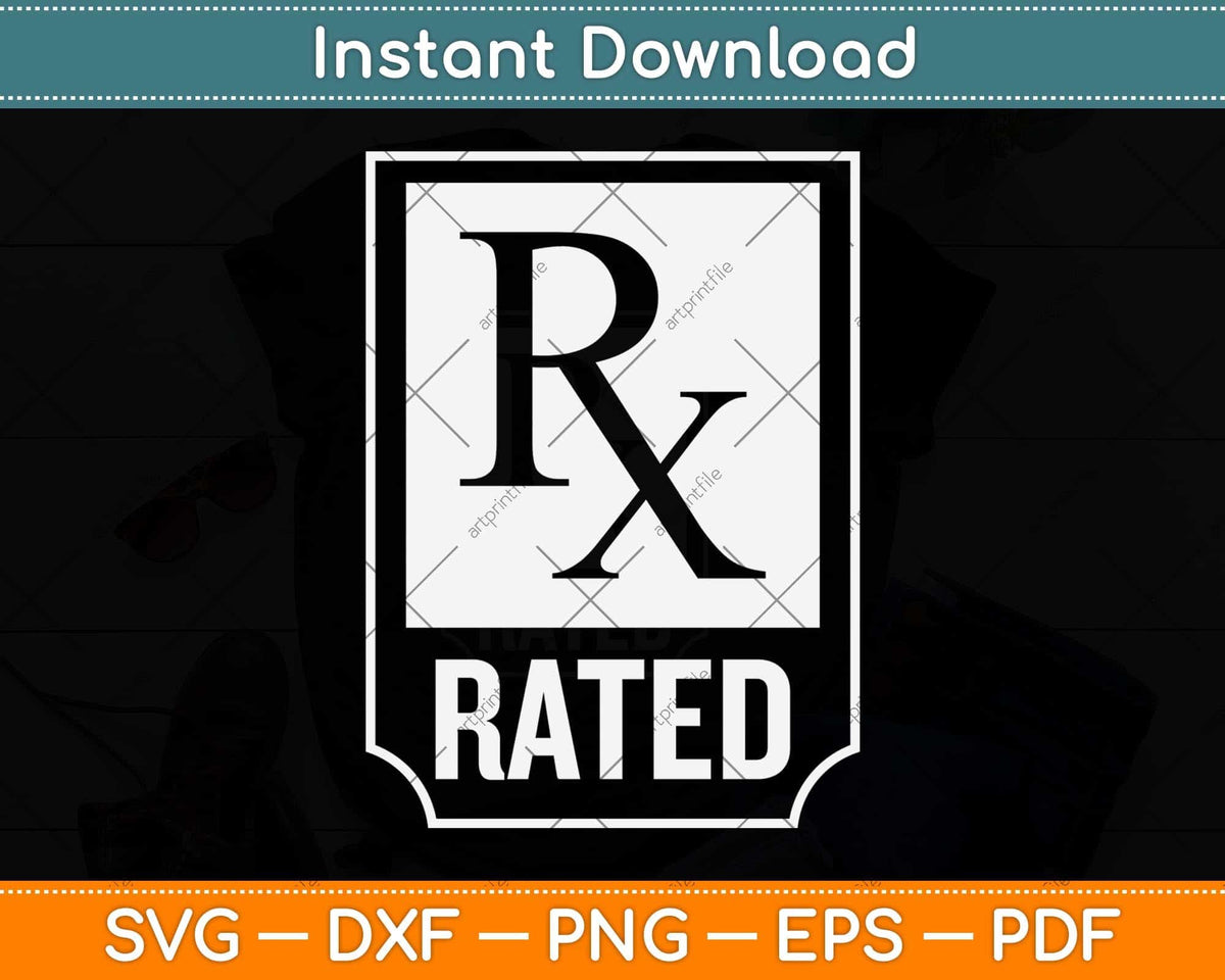 RX Rated Pharmacist Pharmacy Technician Svg Cutting File – artprintfile