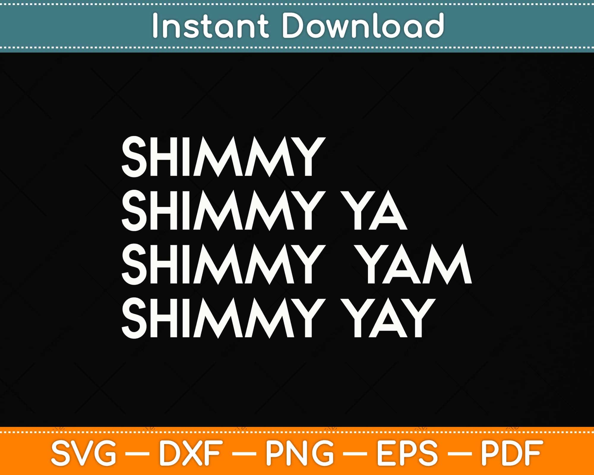 Shimmy shimmy - Hiphop Svg Cutting File – artprintfile