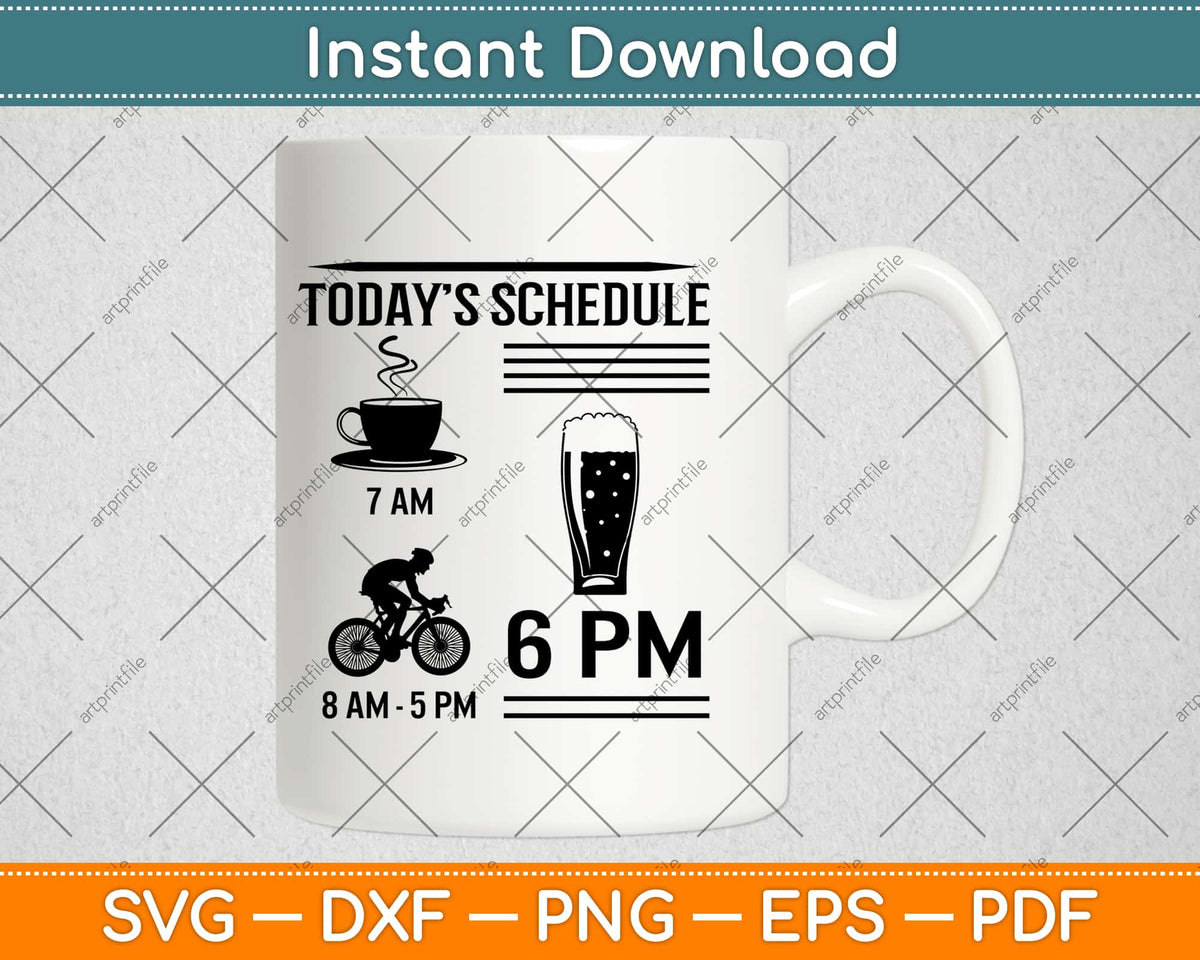 Today’s Schedule Svg Png Dxf Digital Cutting File Instant Download ...