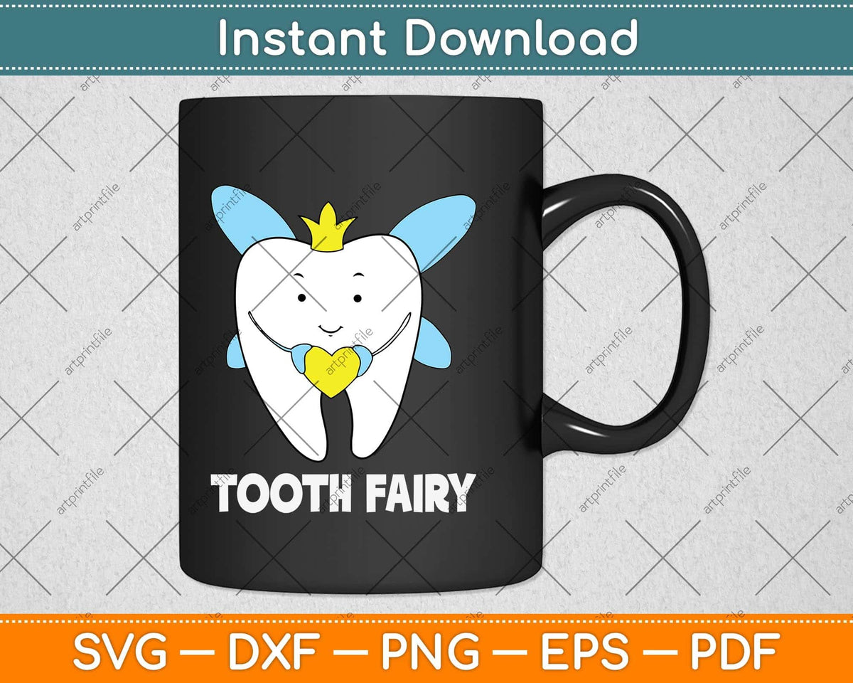 Tooth Fairy Crown Tooth Dentist Svg Cutting File – artprintfile