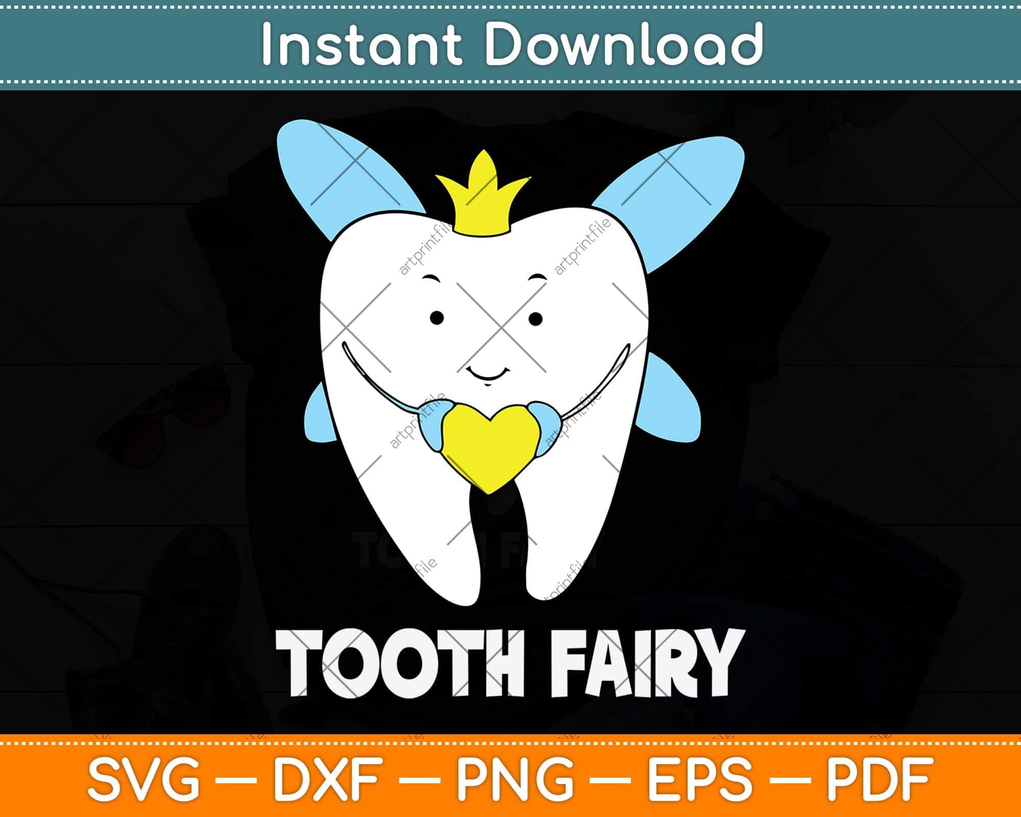 Tooth Fairy Crown Tooth Dentist Svg Cutting File – artprintfile