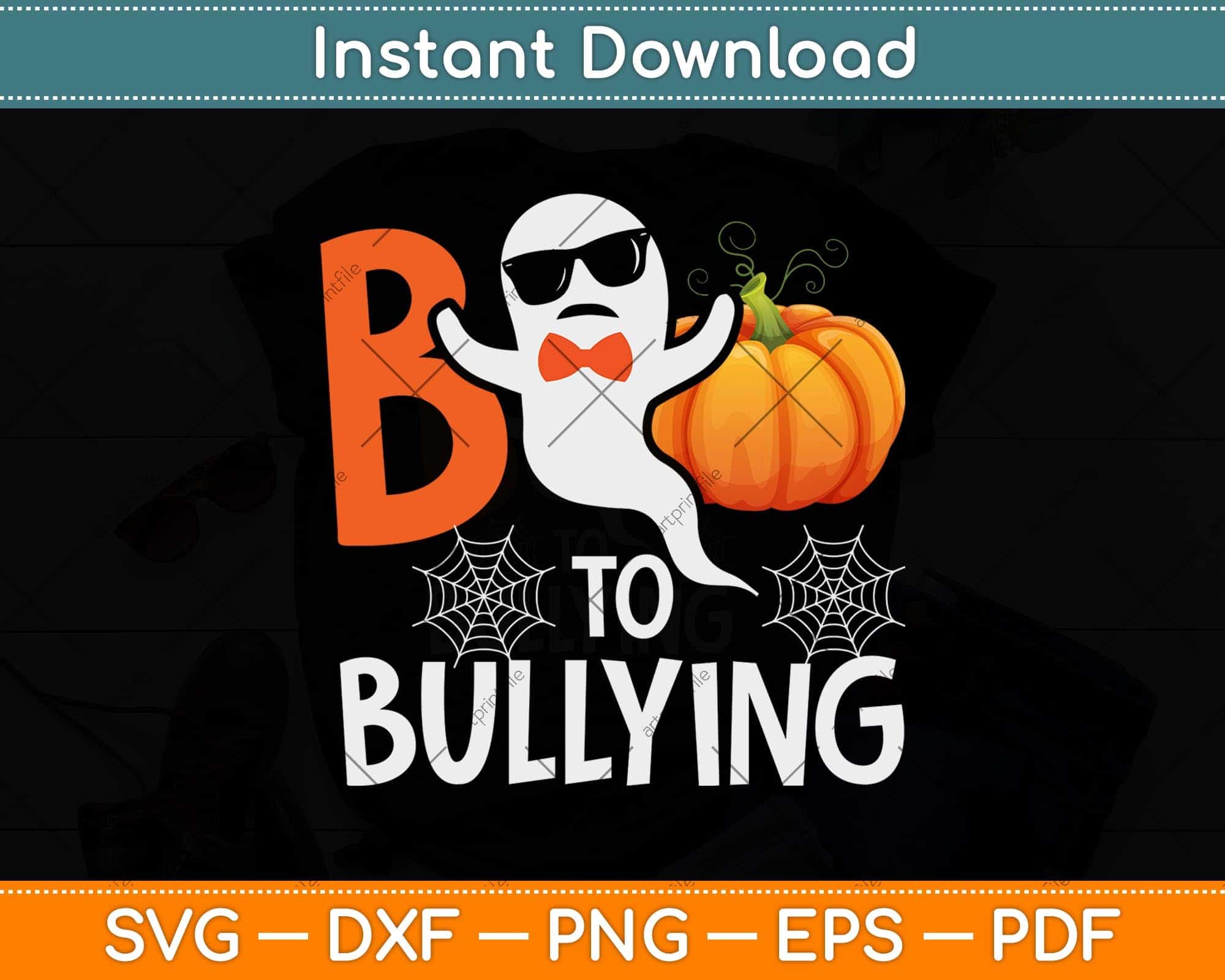 Unity Day Orange Boo Be Kinds and Boo to Bullying Halloween Svg File ...
