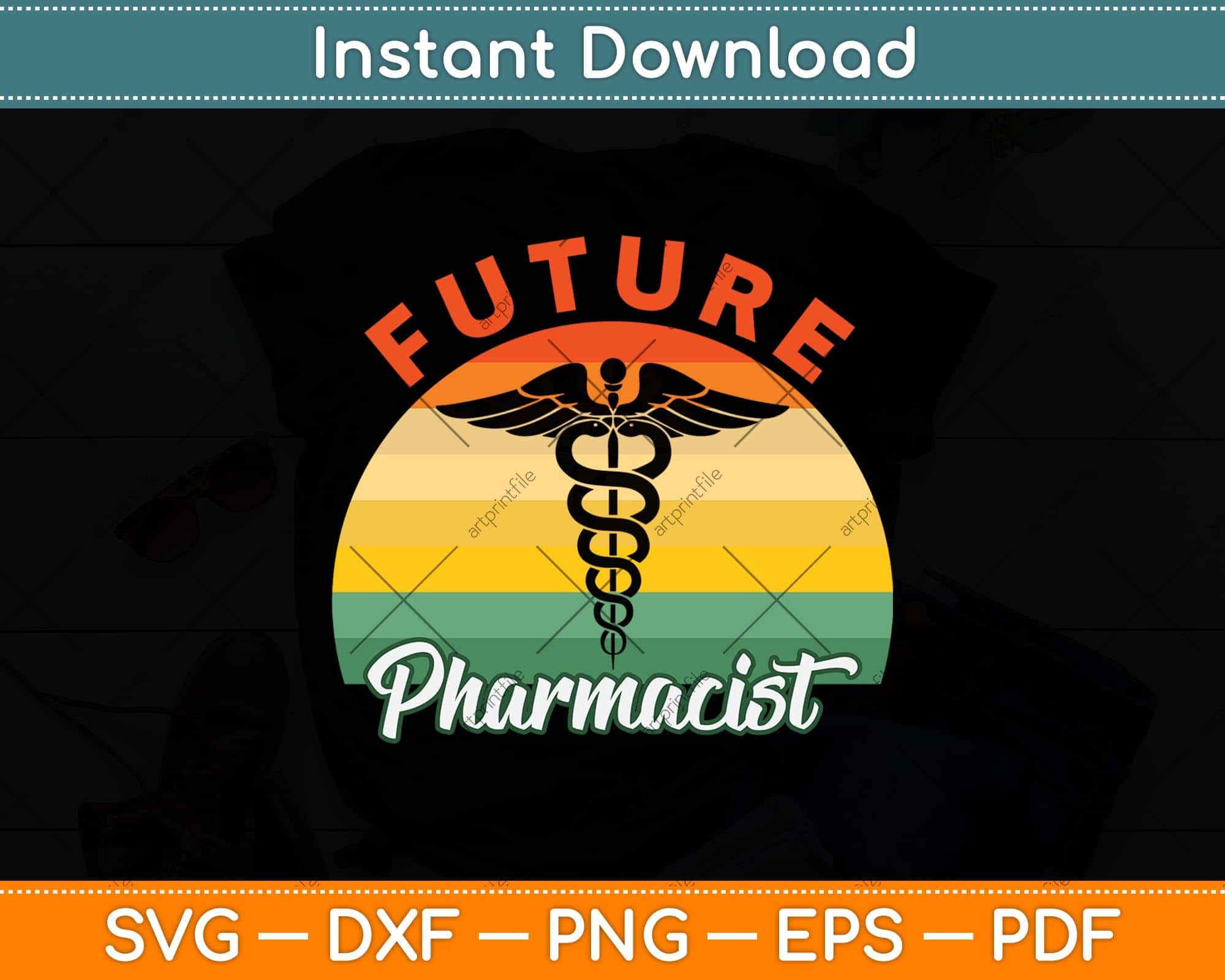 Vintage Retro Future Pharmacist Svg Design Cutting File – artprintfile