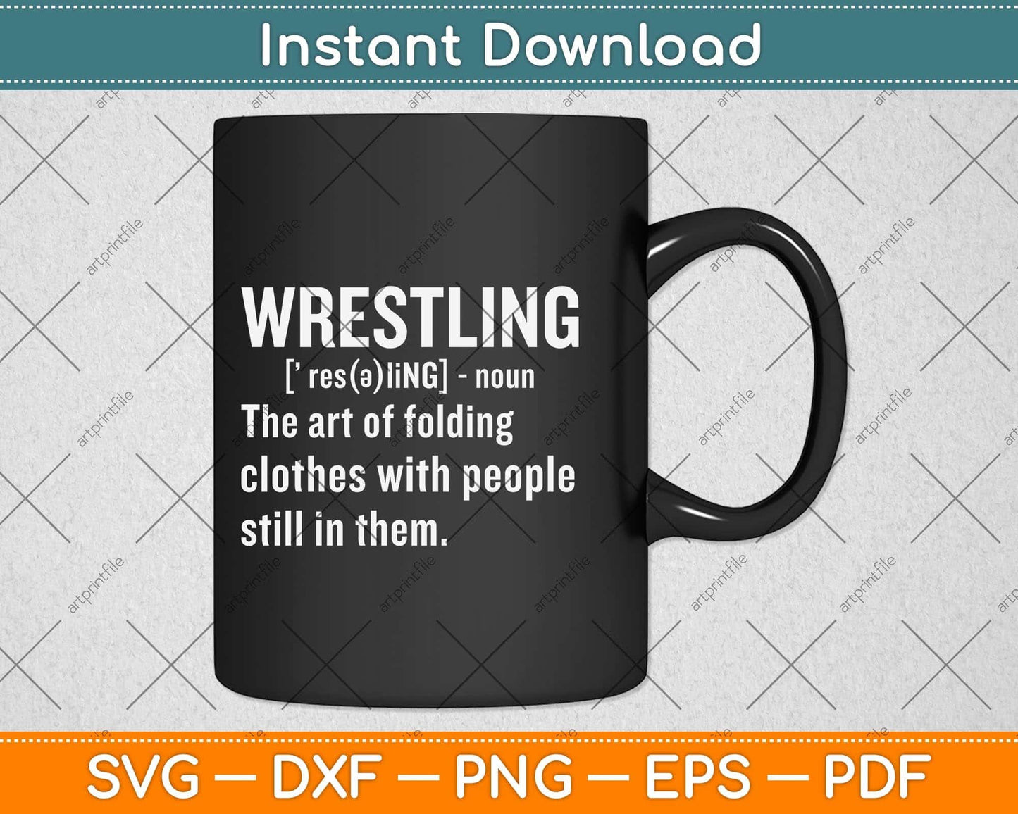 Wrestling Definition Svg Cutting File – artprintfile